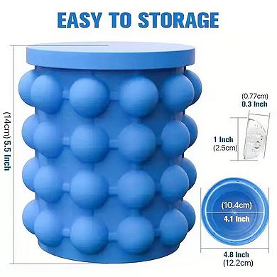Silicone Ice Cube Maker Genie, BPA Free, set of 2