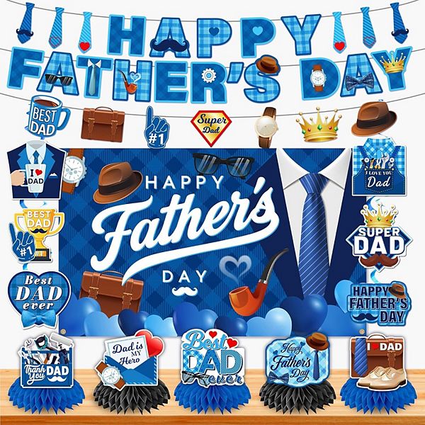 Happy Fathers Day Party Decor