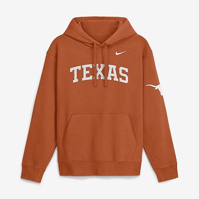 Men's Nike Texas Orange Texas Longhorns 2026 Sideline Club Fleece Hoodie