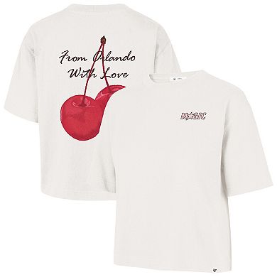 Women's '47 Cream Orlando Magic Love Letter Reed City T-Shirt