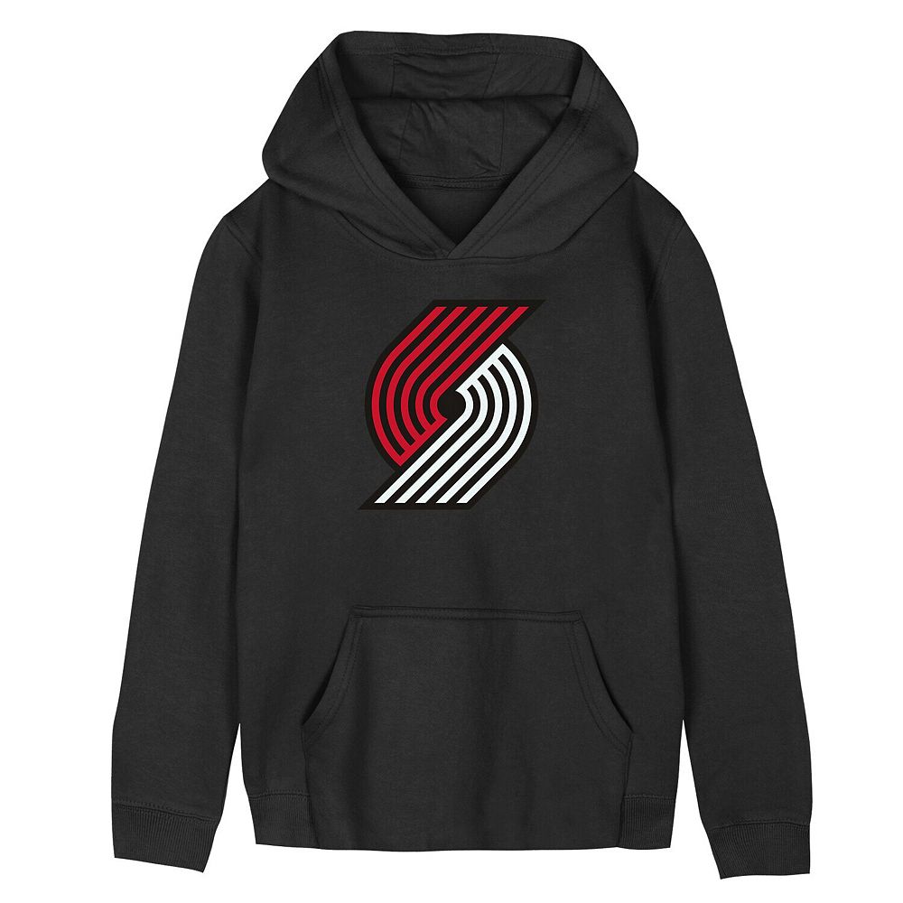 Preschool Outerstuff Black Portland Trail Blazers Primary Logo Hoodie