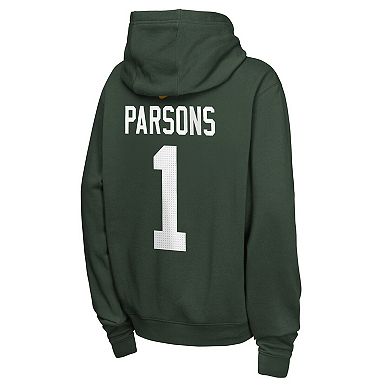 Youth Nike Micah Parsons Green Green Bay Packers Name & Number Club ...
