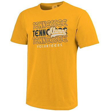 Men's Gold Tennessee Volunteers Alumni Script Overlay T-Shirt
