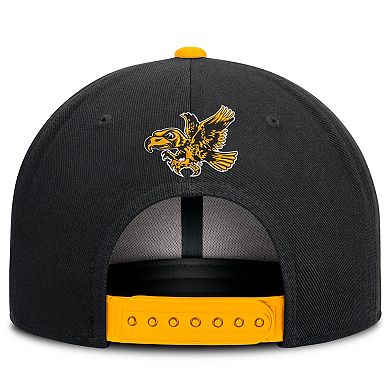 Men's Nike Black Iowa Hawkeyes Legacy Snapback Hat