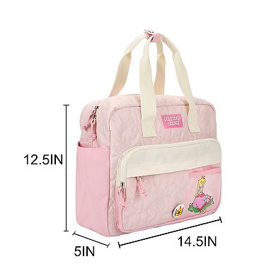 Super Mario Princess Peach Mini Backpack with Adjustable Straps