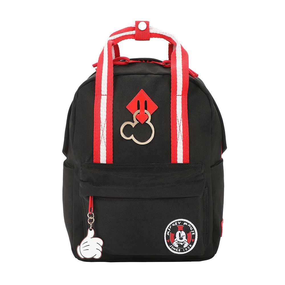 Disney's Mickey Mouse Logo Cotton Canvas Mini Backpack