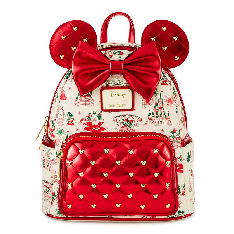 Loungefly Hallmark + Disney Holiday Ever After Minnie Mouse Mini Backpack