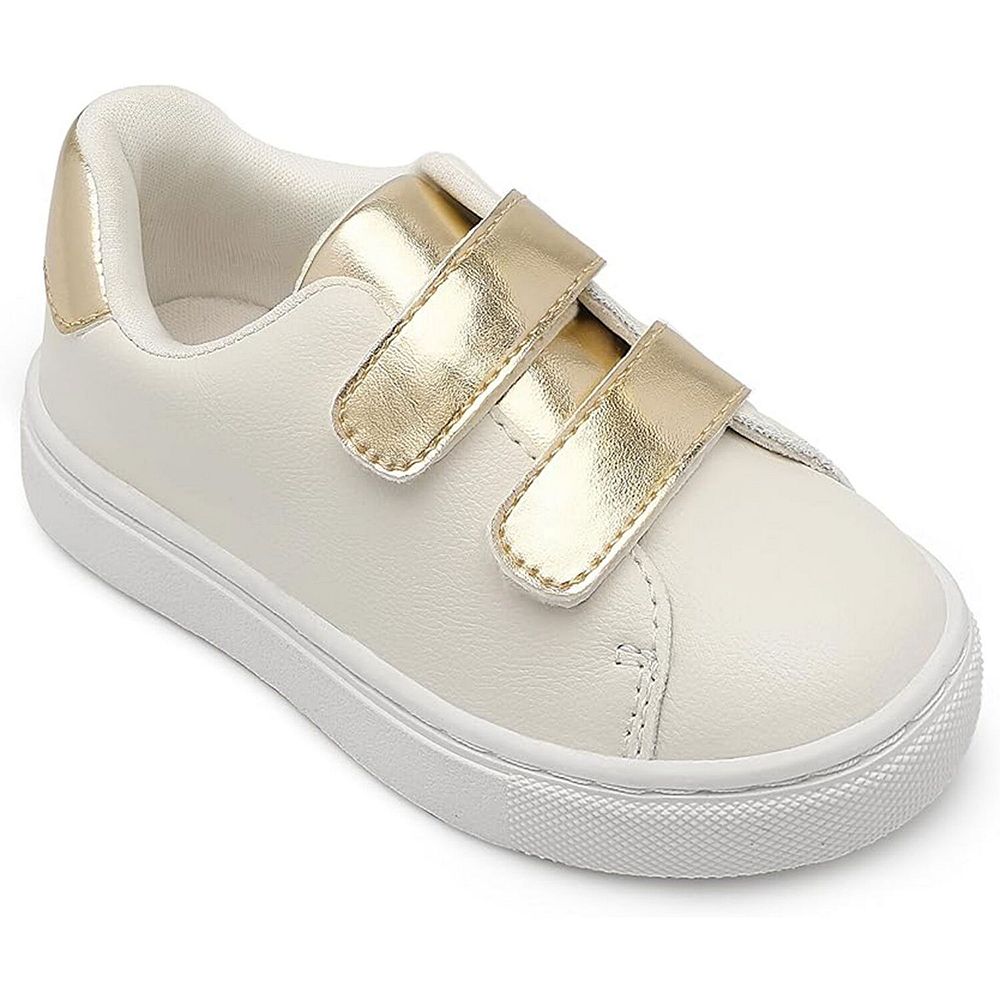 HOMEHOT Girls Sneaker with Hook-and-Loop for Toddler/Little Kid/Big Kid