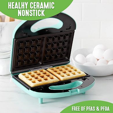 Electric Waffle Sandwich Maker, Toaster, Panini Press with Healthy ...