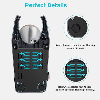 Electric Ice Shaver, Home & Commercial Ice Grinder, Comes with Ice Pick ...