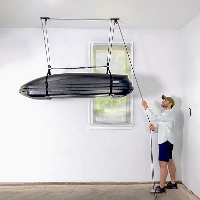 Cargo Box Hoist - Holds up to 150 lbs - Up to 14' Lift