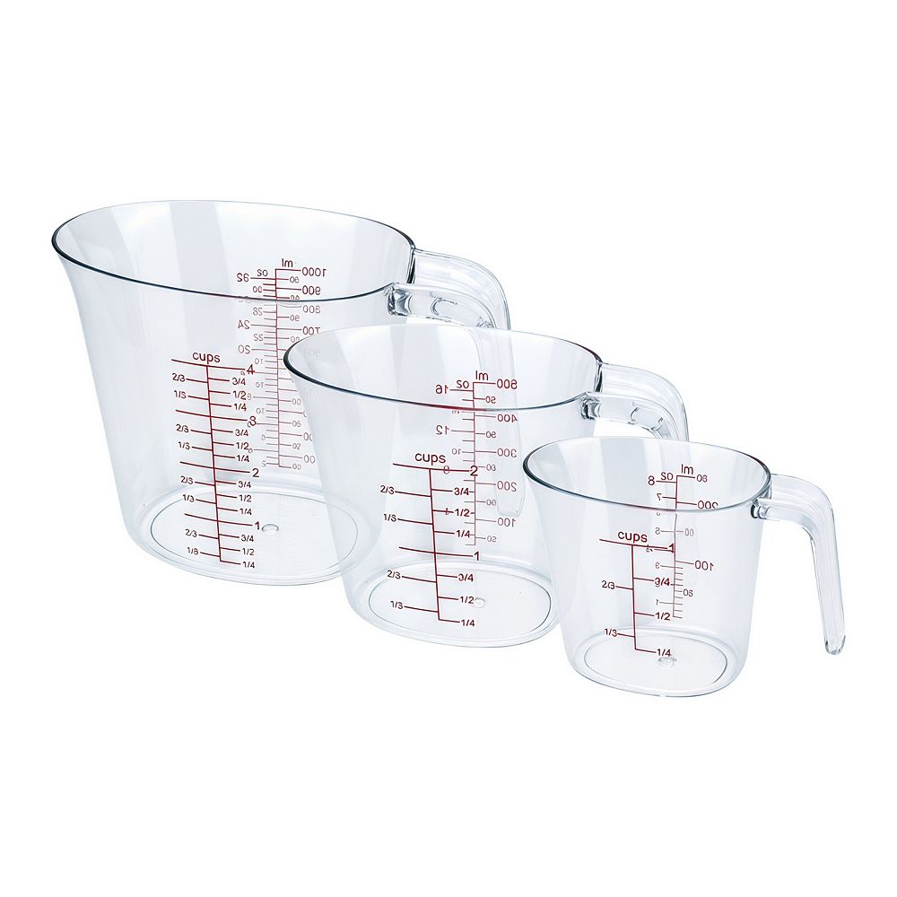 3Pcs Measuring Cup, Liquid PS Material Measuring Cup for Measuring and ...
