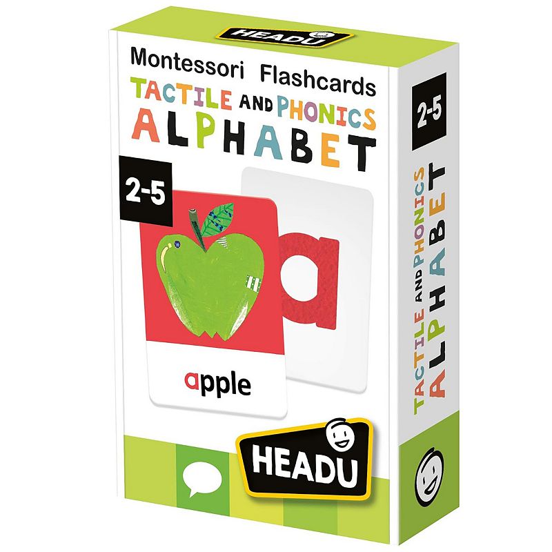 Headu Montessori Tactile And Phonics Alphabet Flashcards 9266