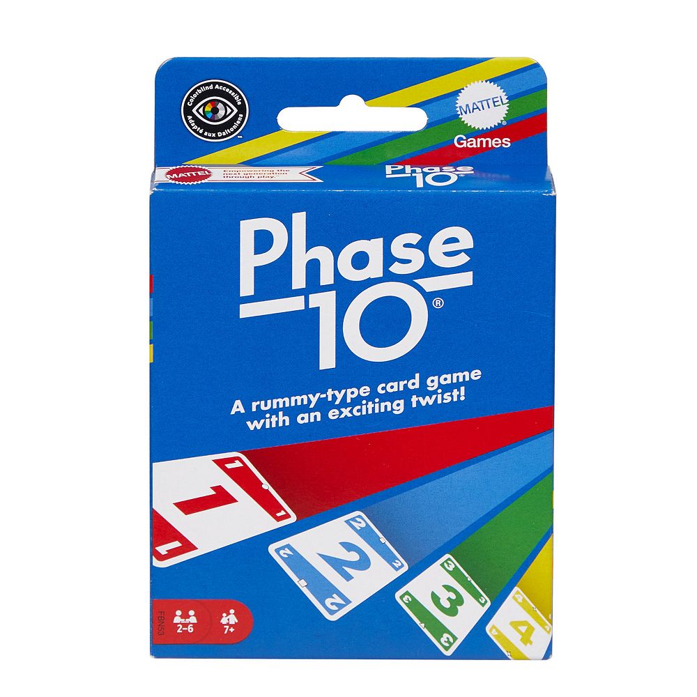 Phase 10 Card Game by Mattel