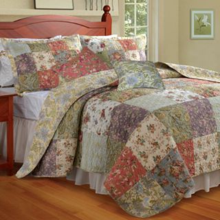 Blooming Prairie Reversible Floral Quilt Set