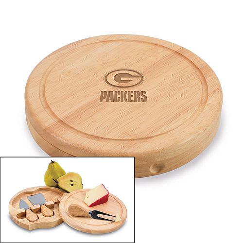 Picnic Time Green Bay Packers Brie Cheese Board Set Picnic Time Green Bay Packers Brie Cheese Board Set