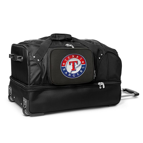 Texas Rangers 27-in. Wheeled Drop-Bottom Duffel Bag