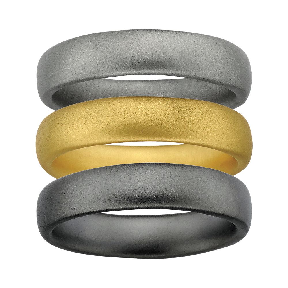 Stacks & Stones Satin Finish Stack Ring