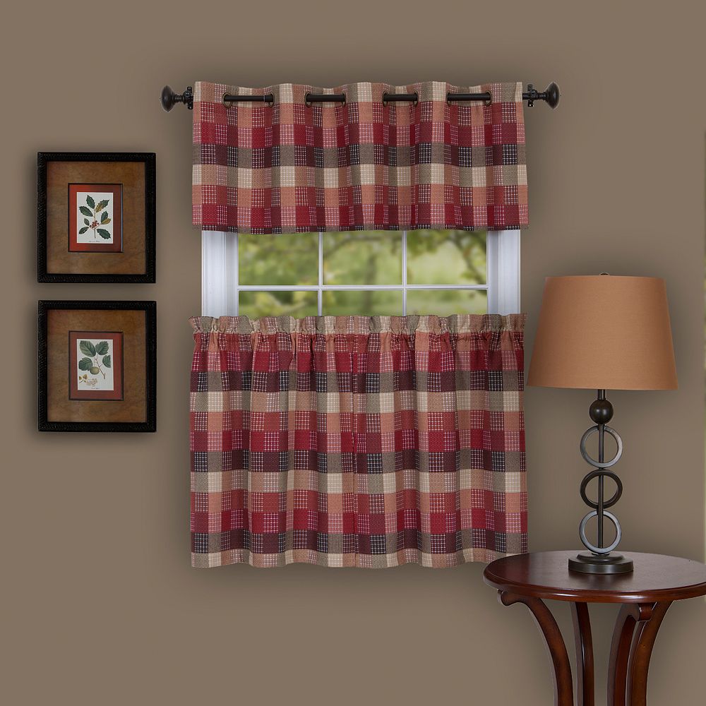 Achim Harvard Plaid Window Treatments