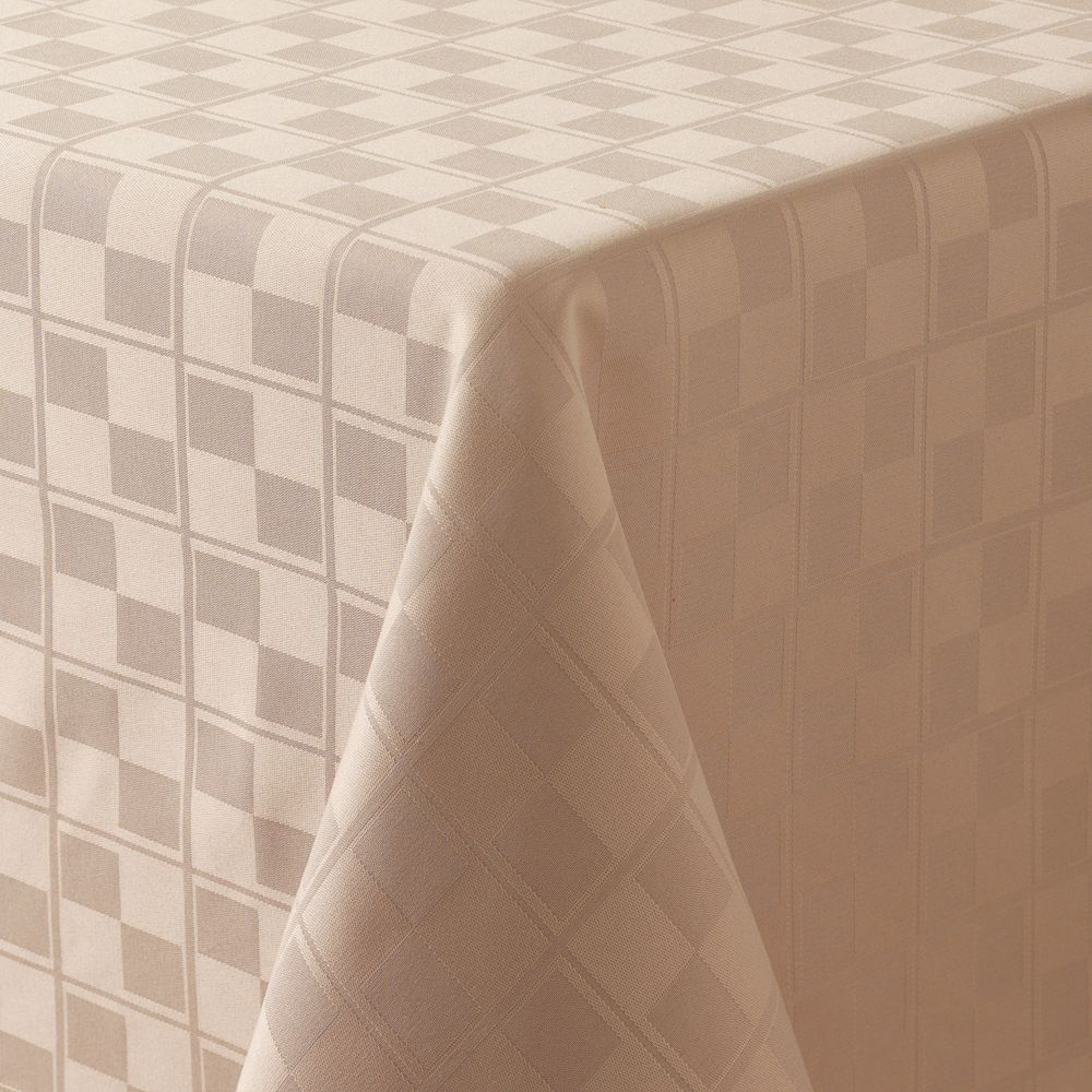 Food Network™ Stain-Resistant Microfiber Check Tablecloth