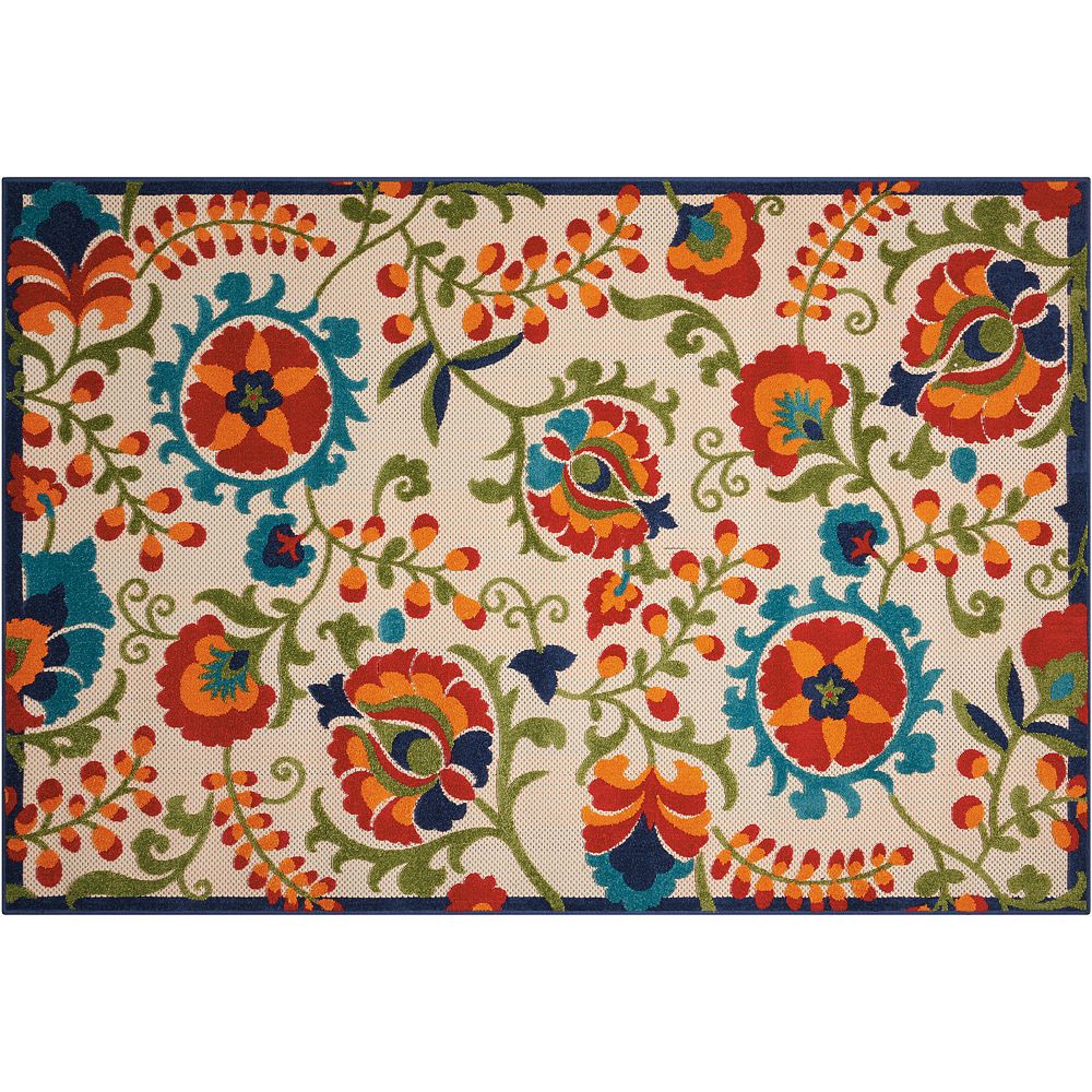 Nourison Aloha Floral Frenzy Indoor Outdoor Rug Collection