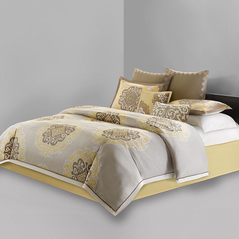 N Natori Medallion Comforter Collection