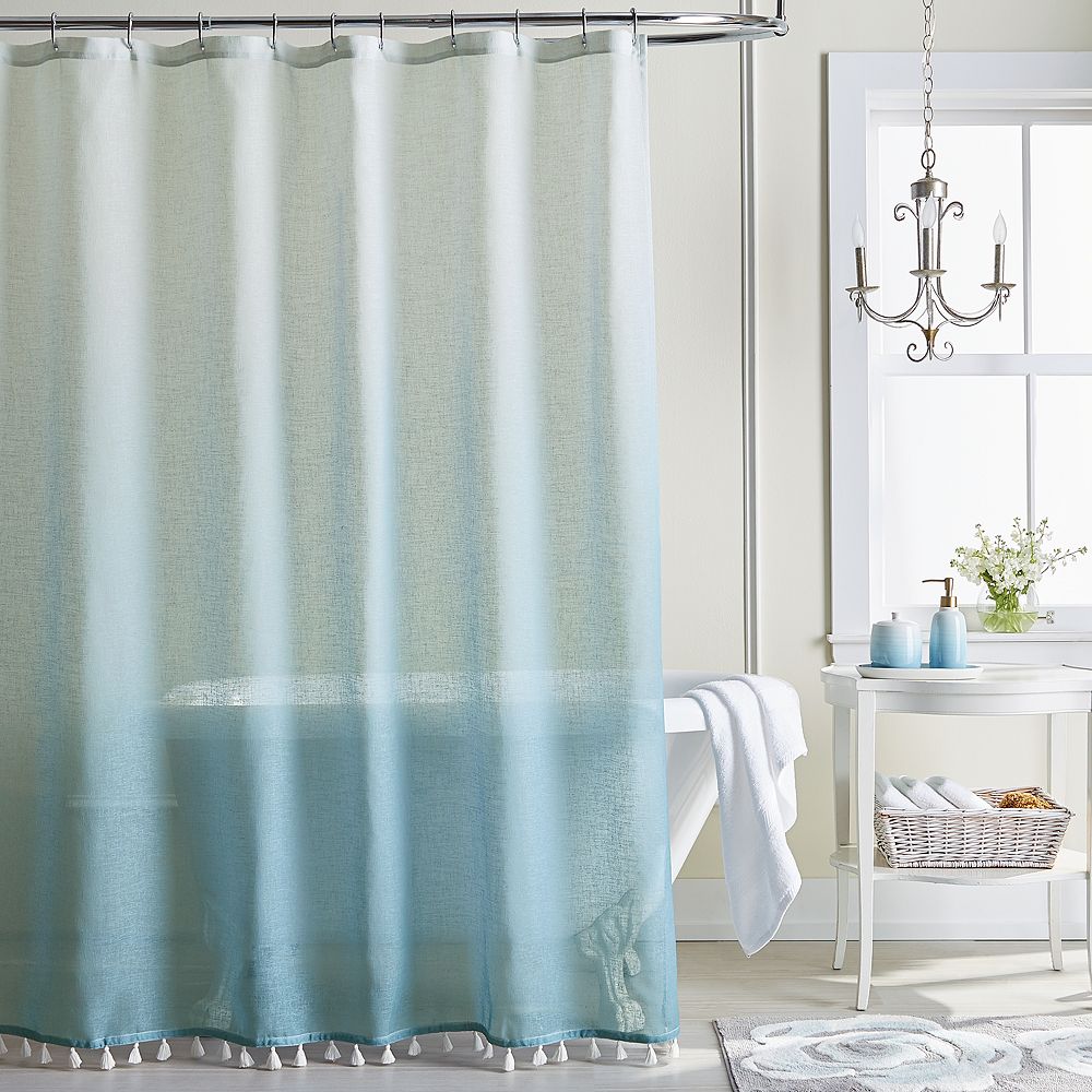 LC Lauren Conrad Dip Dye Shower Curtain Collection