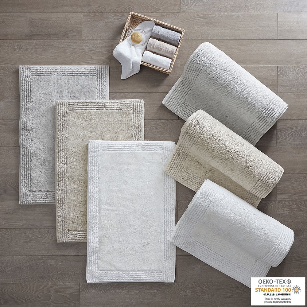 Madison Park Signature Splendor Tufted Reversible Bath Rug Collection