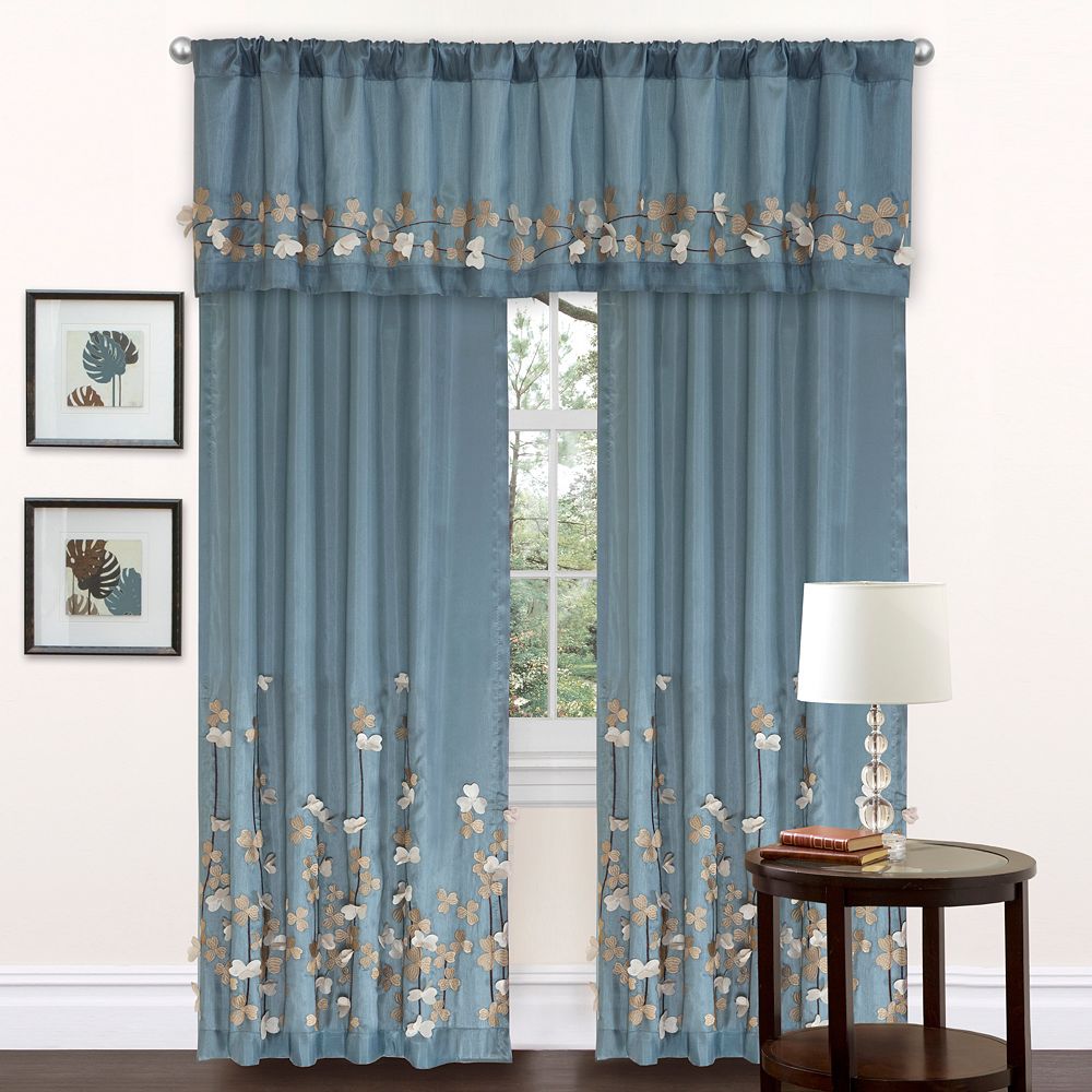 Lush Decor Flower Drop Window Treatments