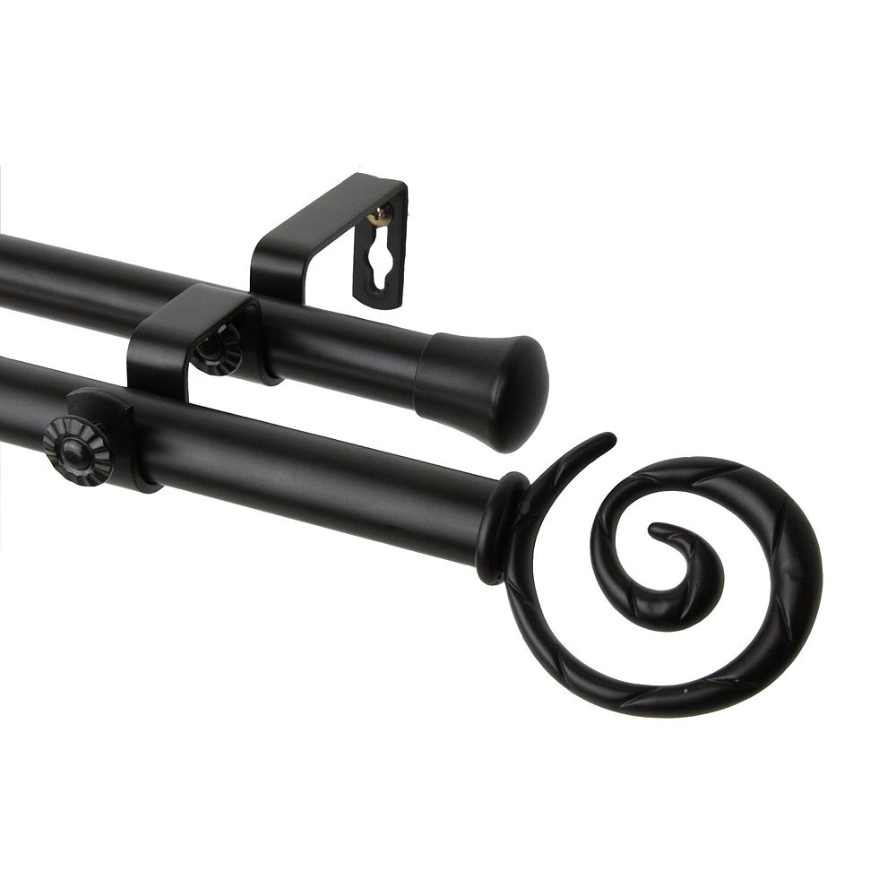 Rod Desyne Spiral Window Curtain Rod Collection