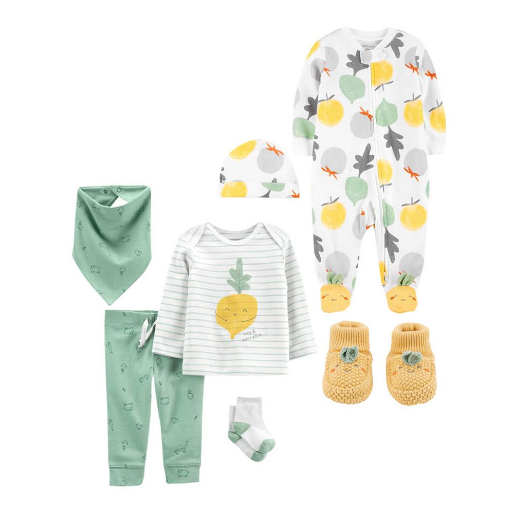 Baby Carter's 7-Piece Veggie Collection