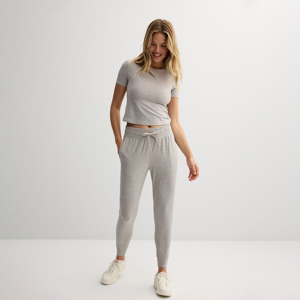 Women's FLX Wander Joggers & Short Sleeve Tee Matching Set