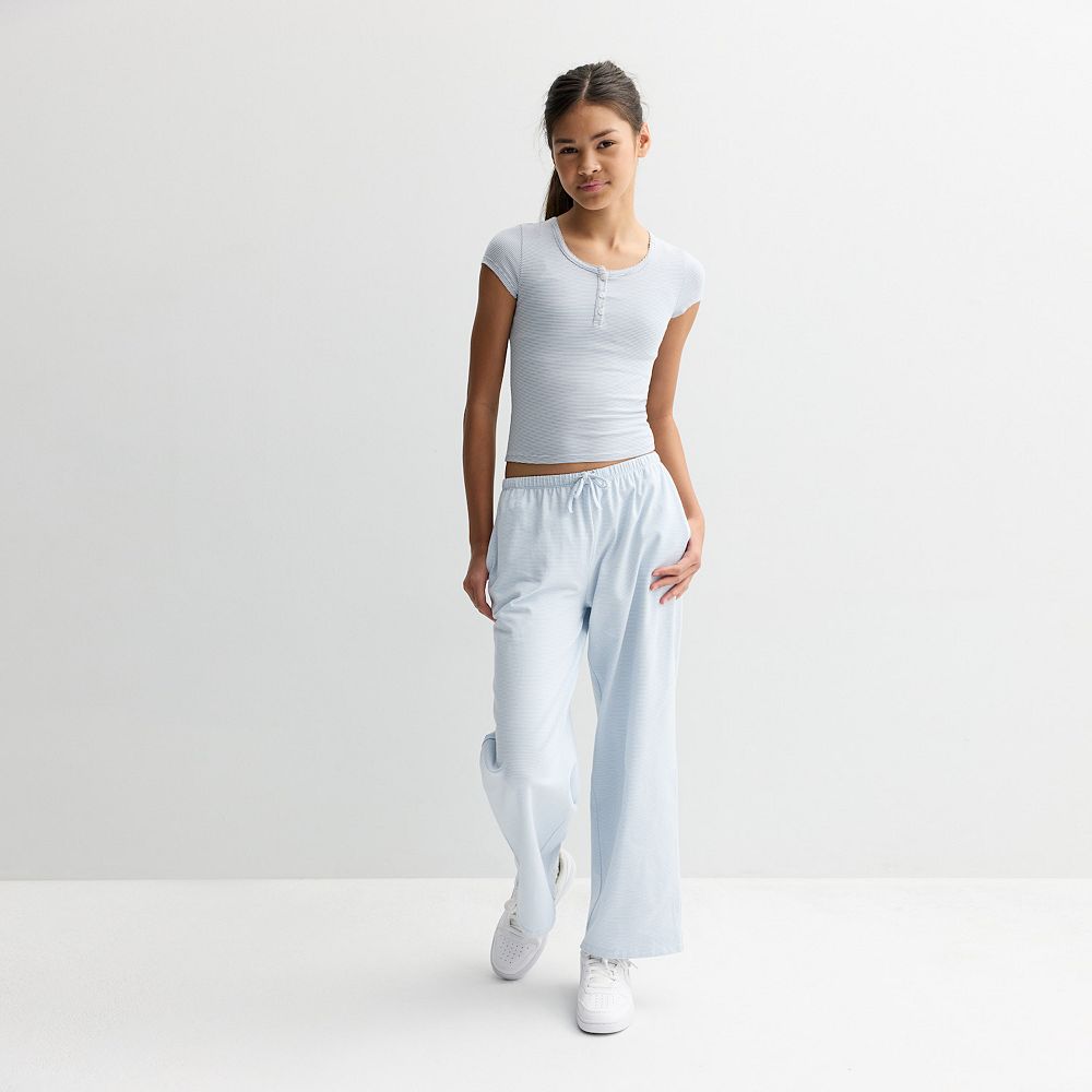 Girls 7-16 Sea + Skye Henley Top & Pull-On Pants Set