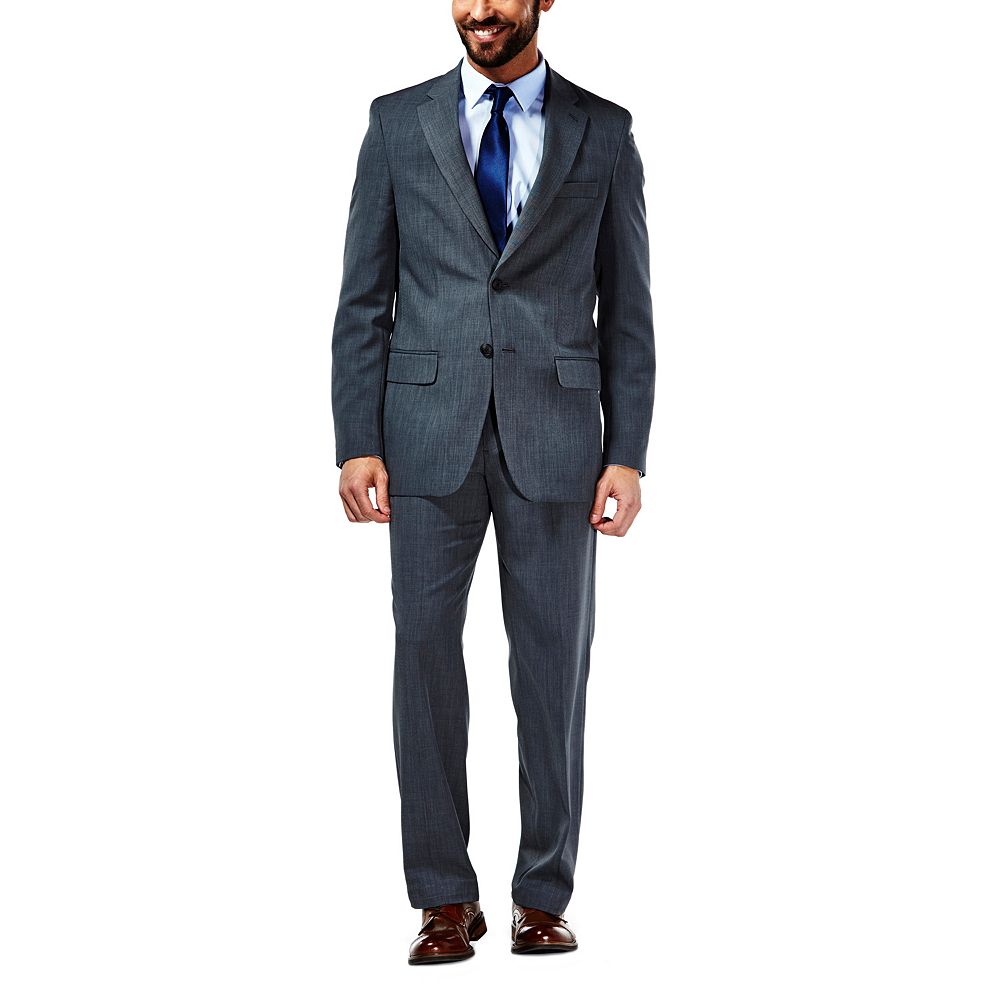 Men's Haggar Travel Classic-Fit Graphite Performance Suit Separates