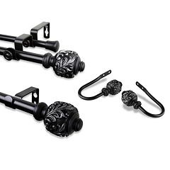 Double Rods Curtain Rods & Hardware - Window Treatments, Home Decor ...
